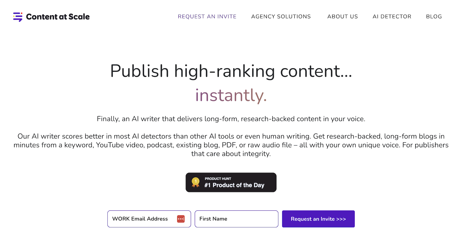 Content at Scale Review: Revolutionizing AI-Powered Blog Writing | AI ...